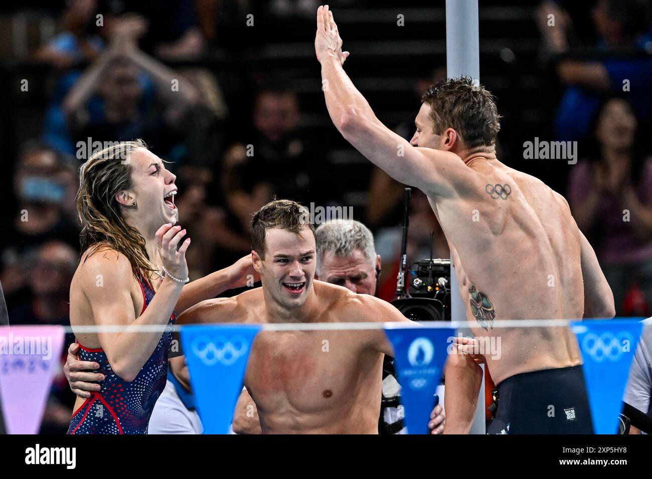 Paris, France. 03rd Aug, 2024. Athletes of team United States of ...