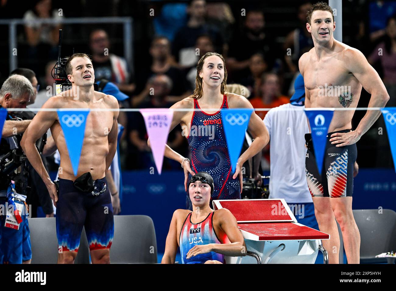 Paris, France. 03rd Aug, 2024. Athletes of team United States of ...