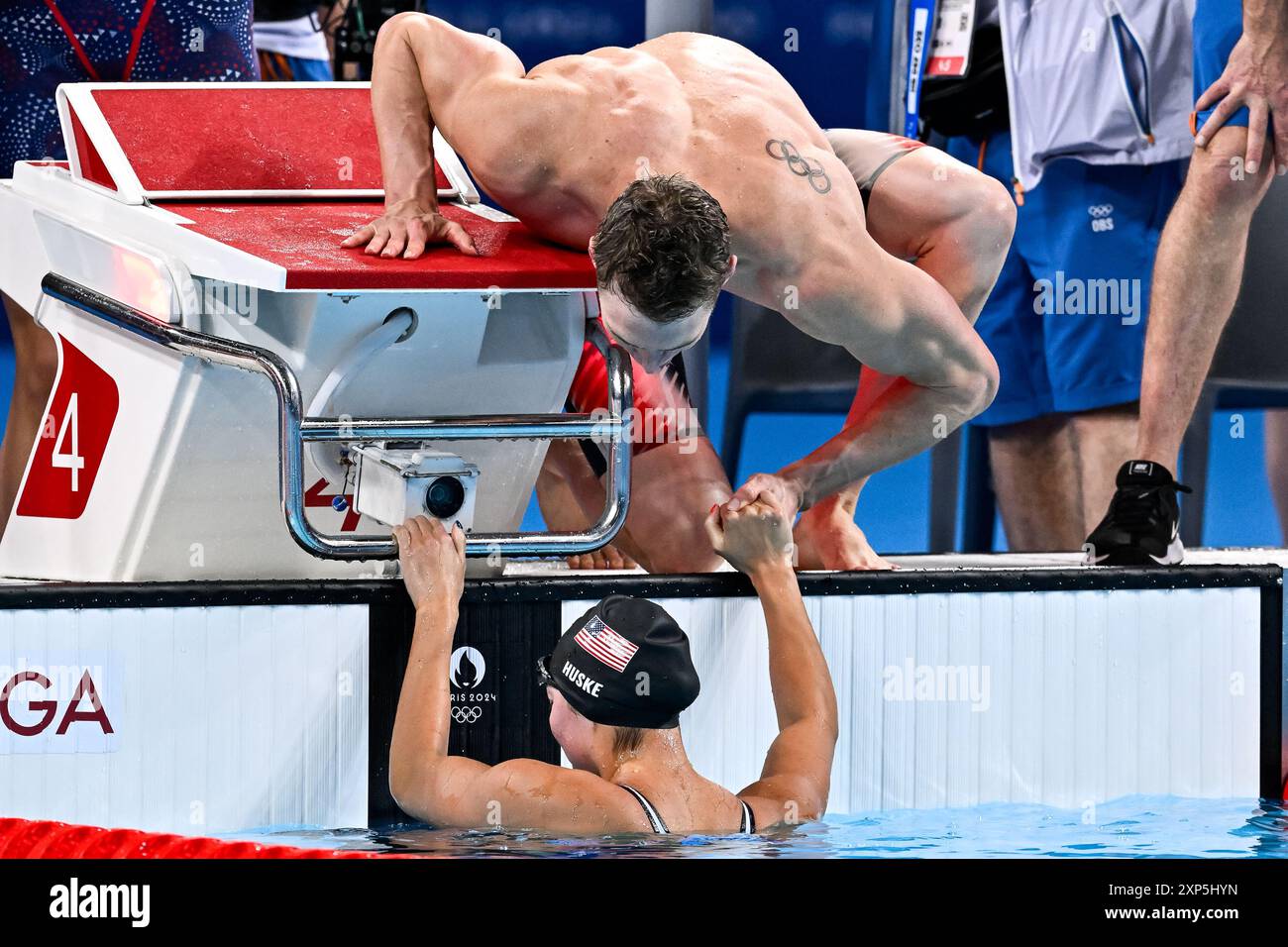 Paris, France. 03rd Aug, 2024. Athletes of team United States of ...