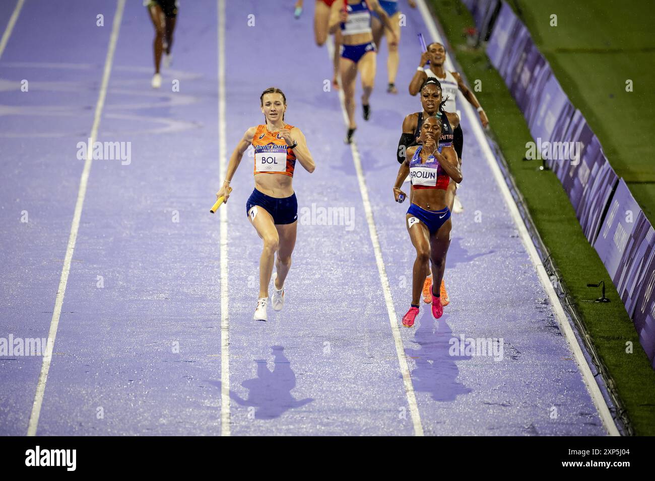 Paris, France. 3rd Aug 2024. PARIS - Femke Bolin action in the final 4 ...