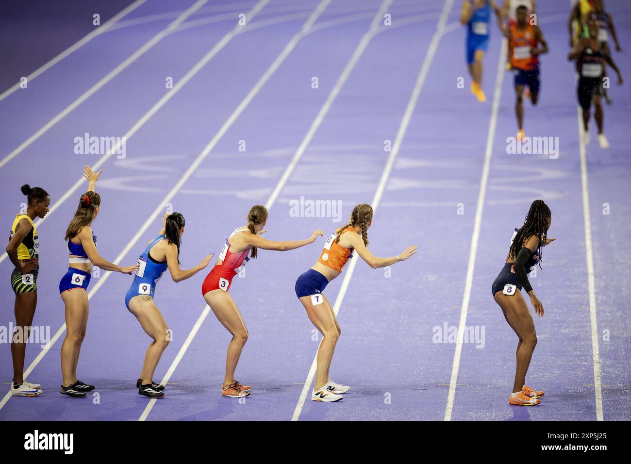 Paris, France. 3rd Aug 2024. PARIS - Femke Bol, and Isaya Klein Ikkink ...