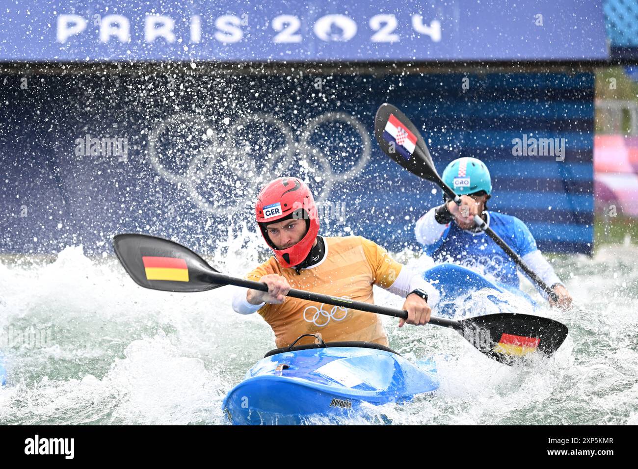 Vaires Sur Marne, France. 03rd Aug, 2024. Olympia, Paris 2024, Canoe ...