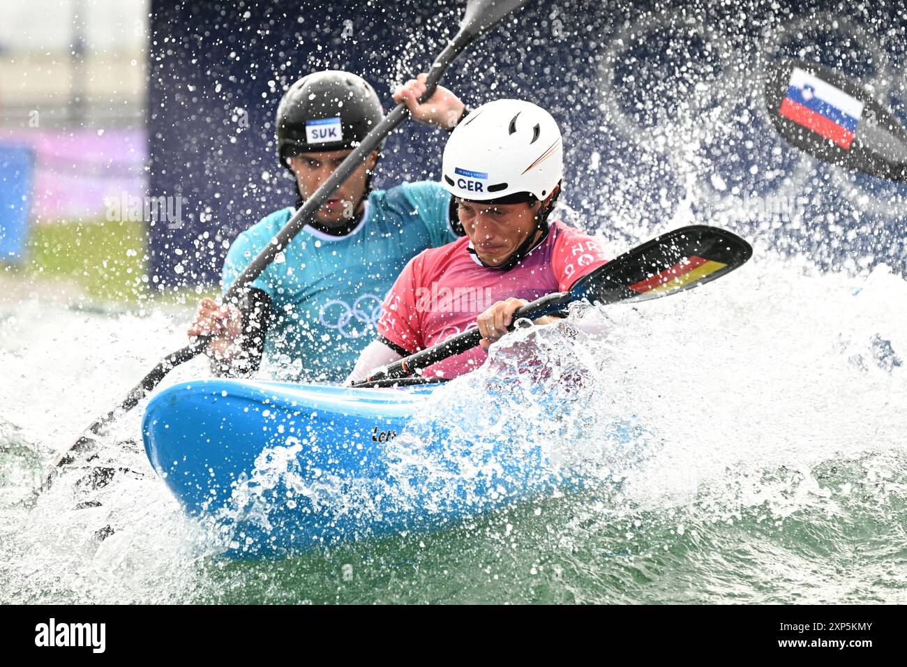 Vaires Sur Marne, France. 03rd Aug, 2024. Olympia, Paris 2024, Canoe ...