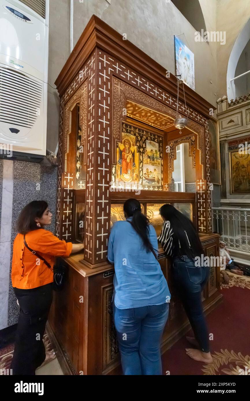 Al-Muharraq monastery, Holy Virgin Mary, ancient "St. George Church ...