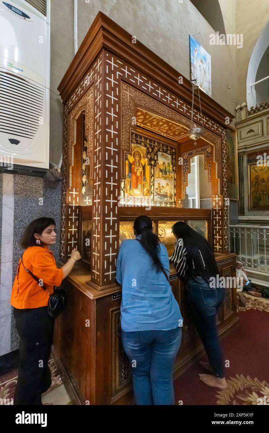 Al-Muharraq monastery, Holy Virgin Mary, ancient "St. George Church ...