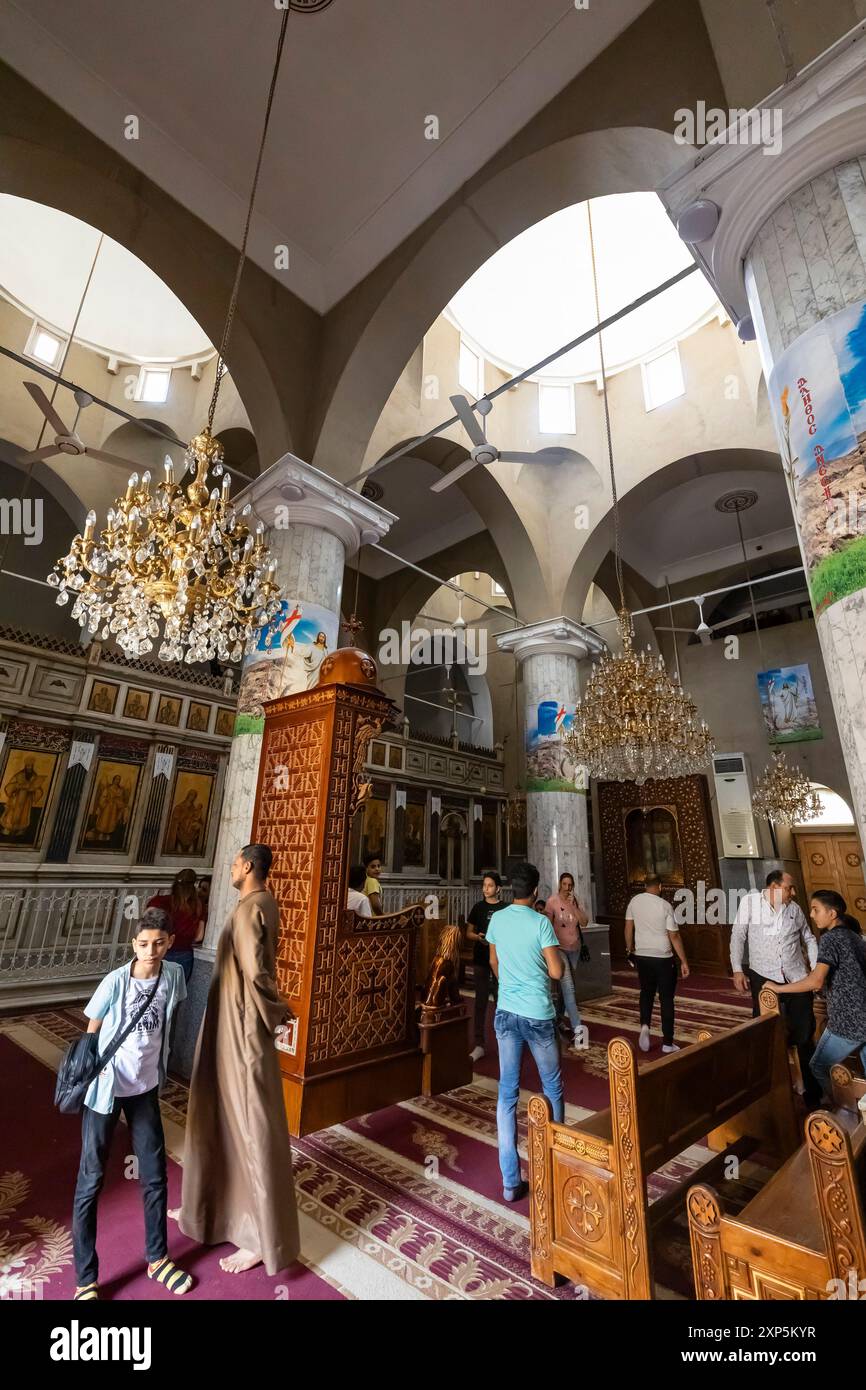 Al-Muharraq monastery, Holy Virgin Mary, ancient "St. George Church ...