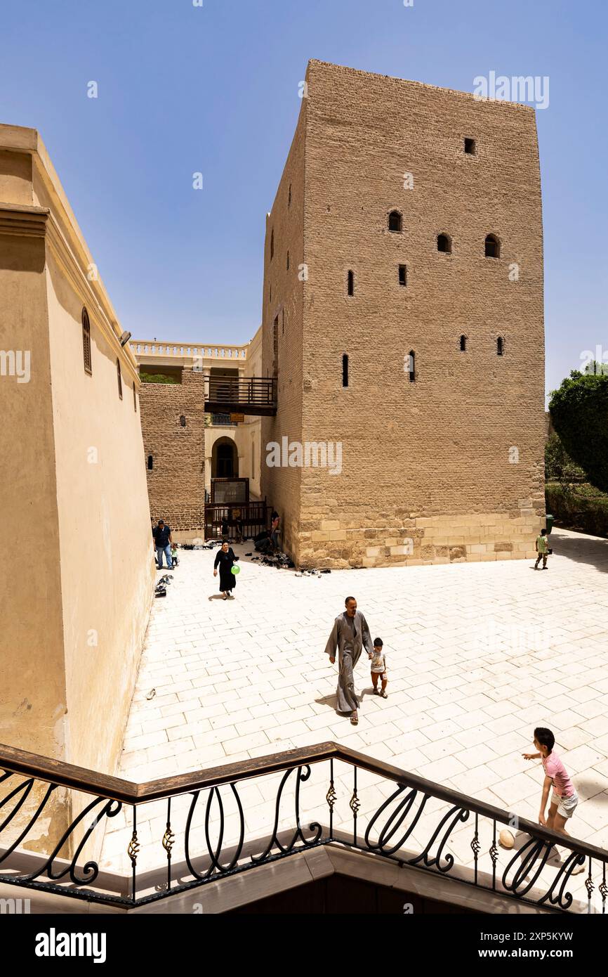 Al-Muharraq monastery, Holy Virgin Mary, Old monastery fort for defense ...