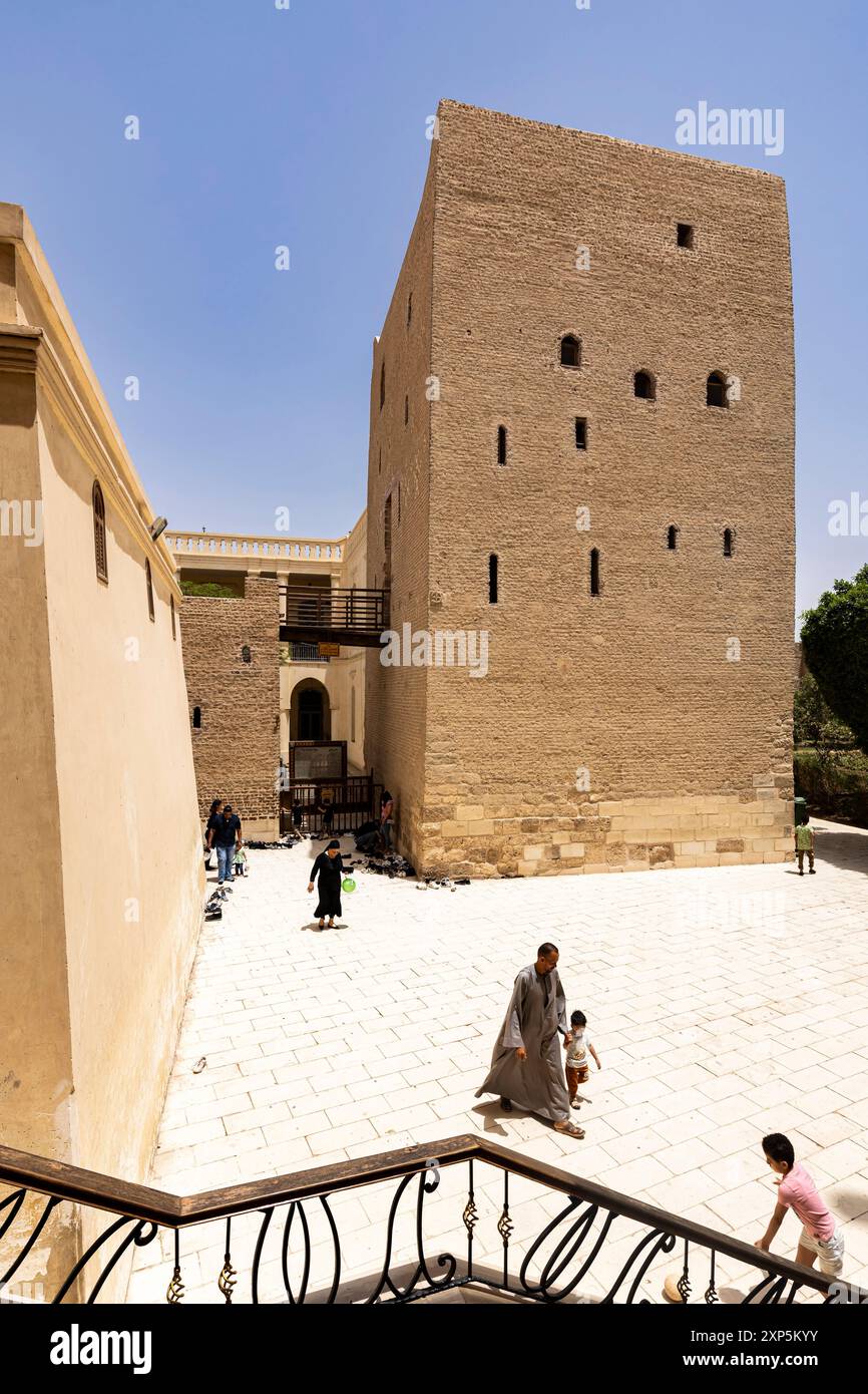 Al-Muharraq monastery, Holy Virgin Mary, Old monastery fort for defense ...