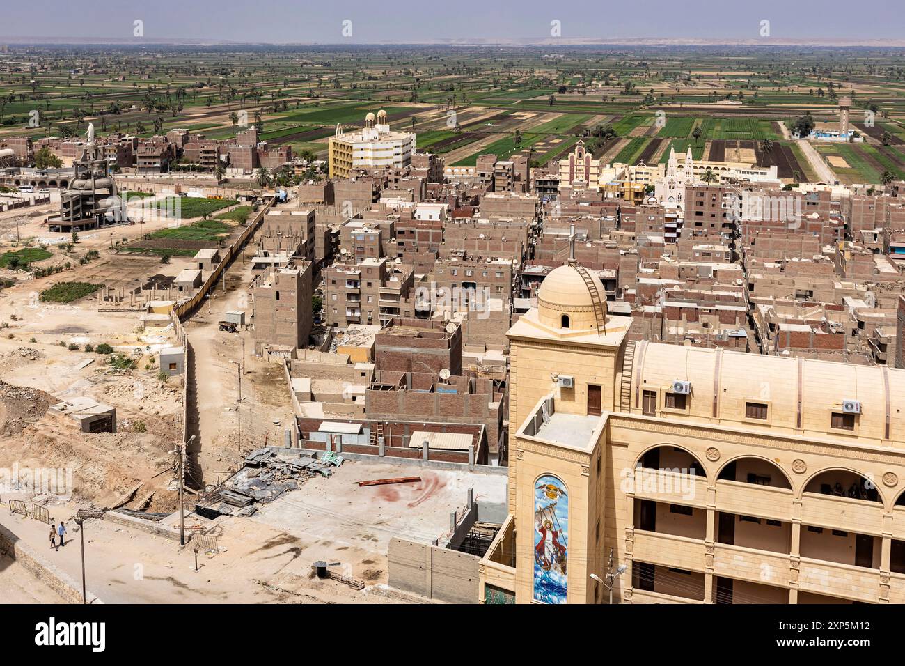 Virgin Mary Monastery in Drunka(Durunka), Monastery complex, Flight ...