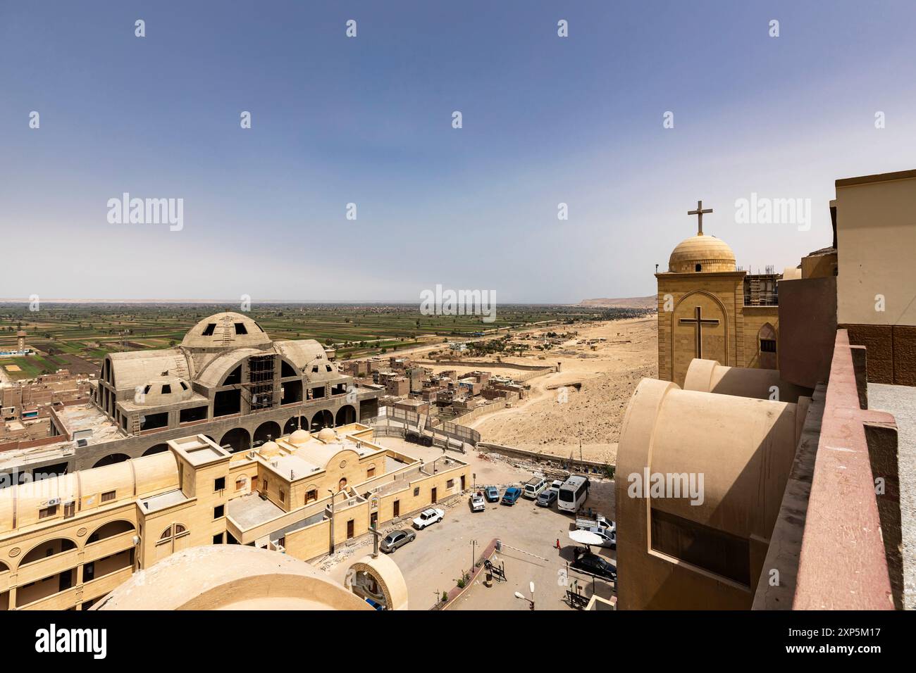 Virgin Mary Monastery in Drunka(Durunka), Monastery complex, Flight ...