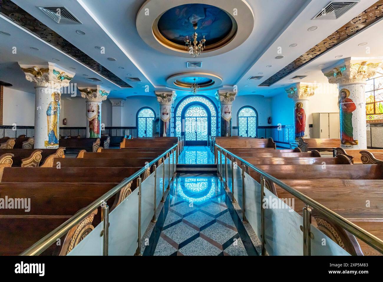 The Red Monastery, New church, west bank of the Nile, Sohag(Suhag,Suhaj ...