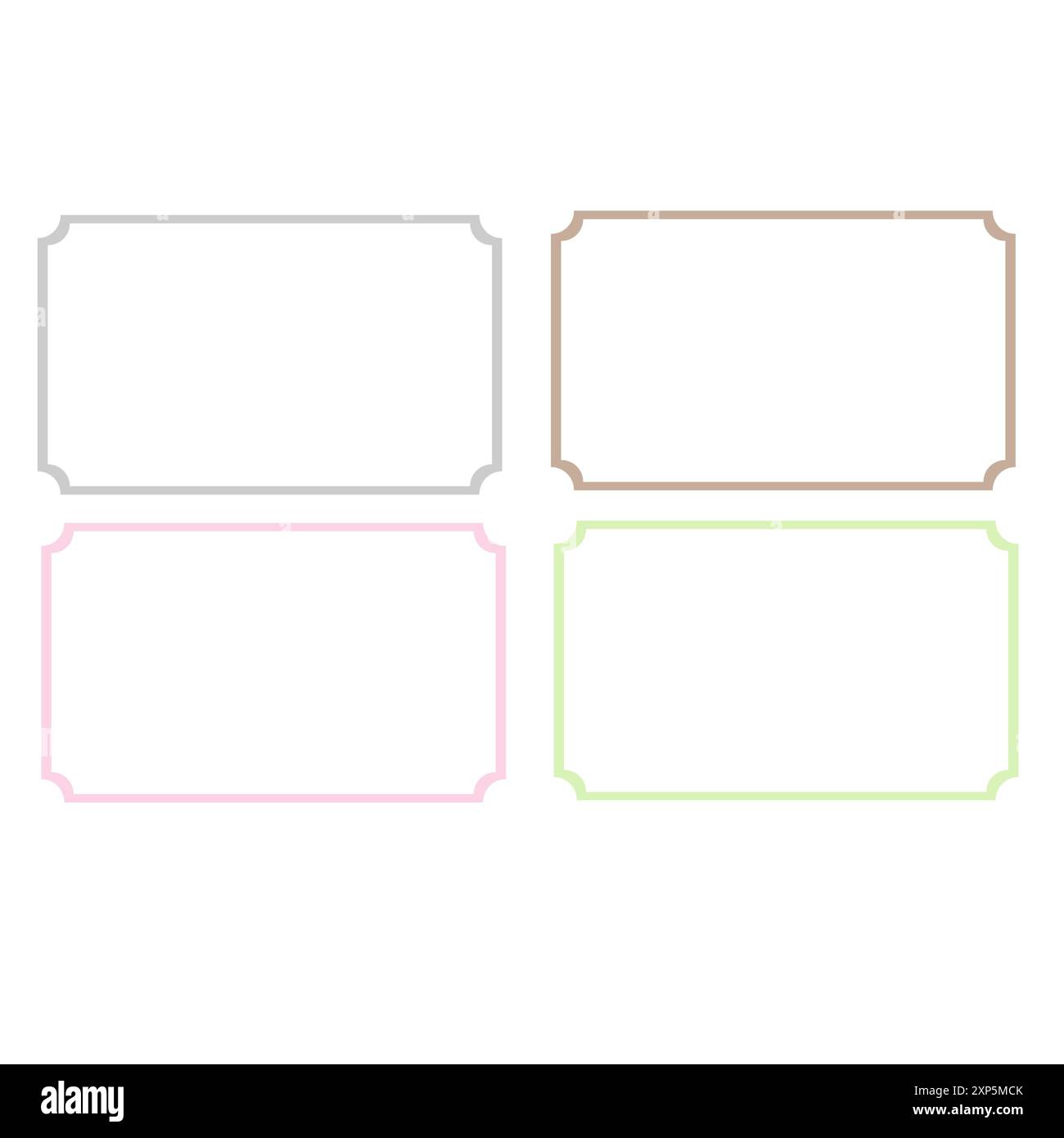 Hand drawn horizontal Cut Out Stock Images & Pictures - Alamy