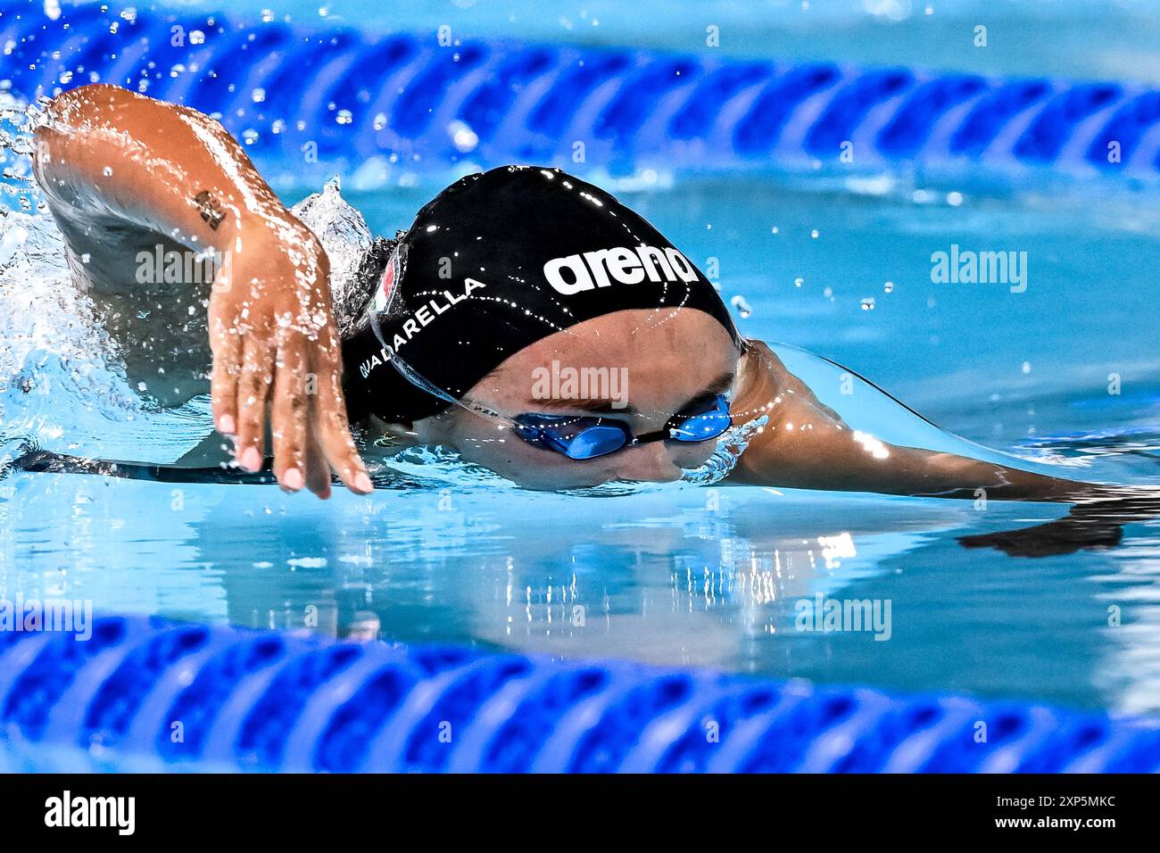 Paris, France. 03rd Aug, 2024. Simona Quadarella of Italy competes in ...