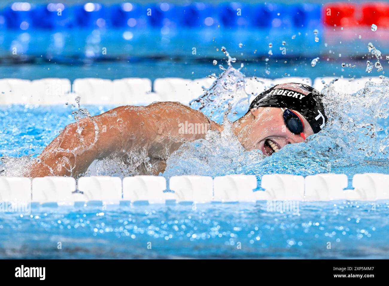 Paris, France. 03rd Aug, 2024. Katie Ledecky of United States of ...