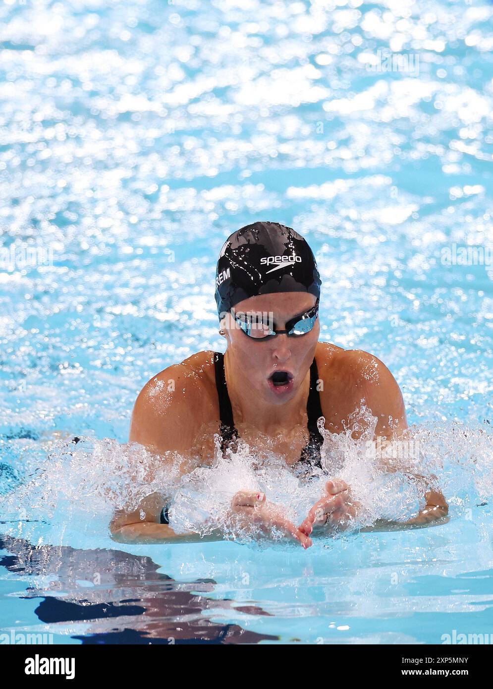 Paris, France. 3rd Aug, 2024. Sydney Pickrem of Canada competes during ...