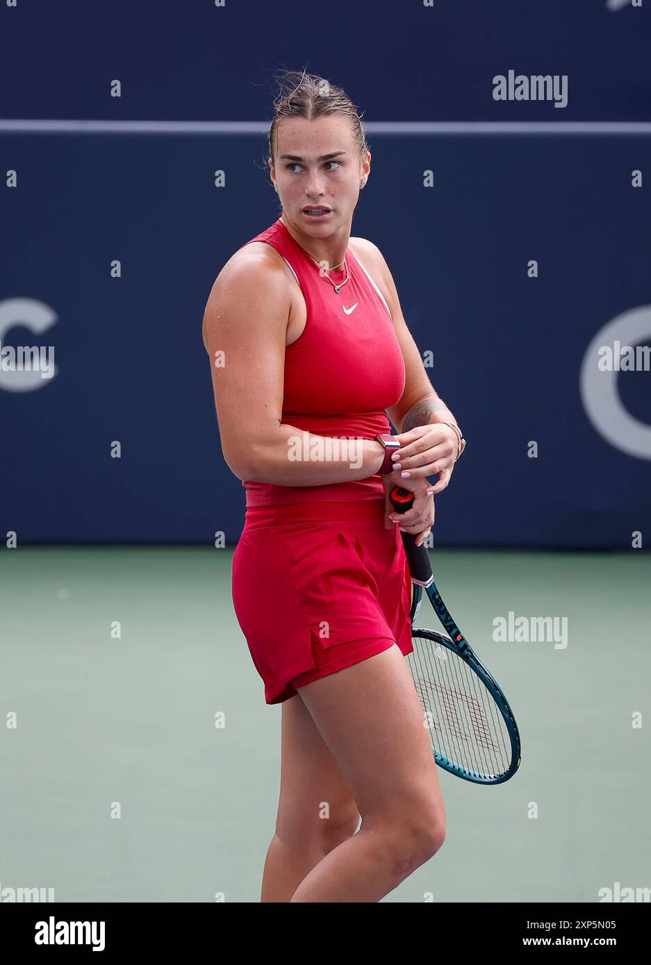 August 3, 2024: Aryna Sabalenka during the 2024 Mubadala Citi DC Open ...