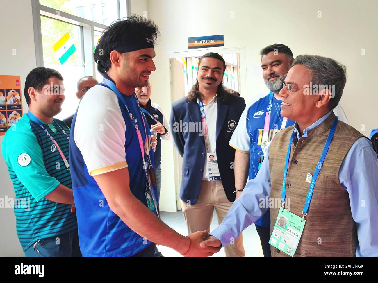 Paris, Ile de France, France. 4th Aug, 2024. Paris Olympics 2024: Jawed ...