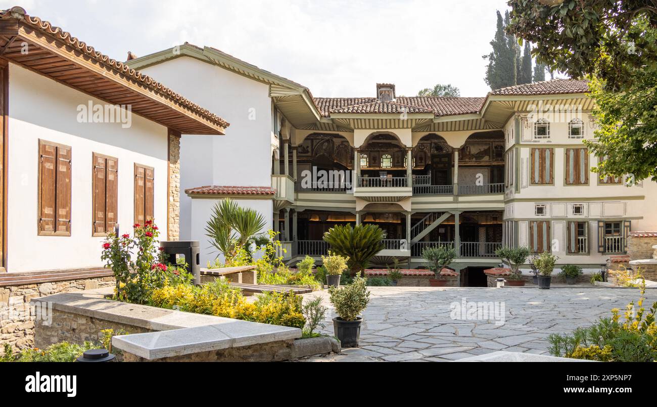 Birgi, Odemis, Izmir Turkey July 10 2024: Cakiraga Mansion, an example ...