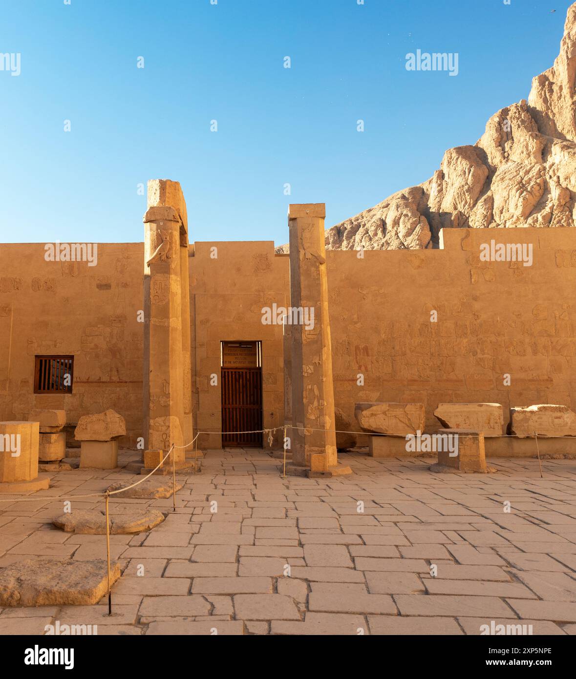 Step into the timeless chamber at the heart of Hatshepsut's temple ...