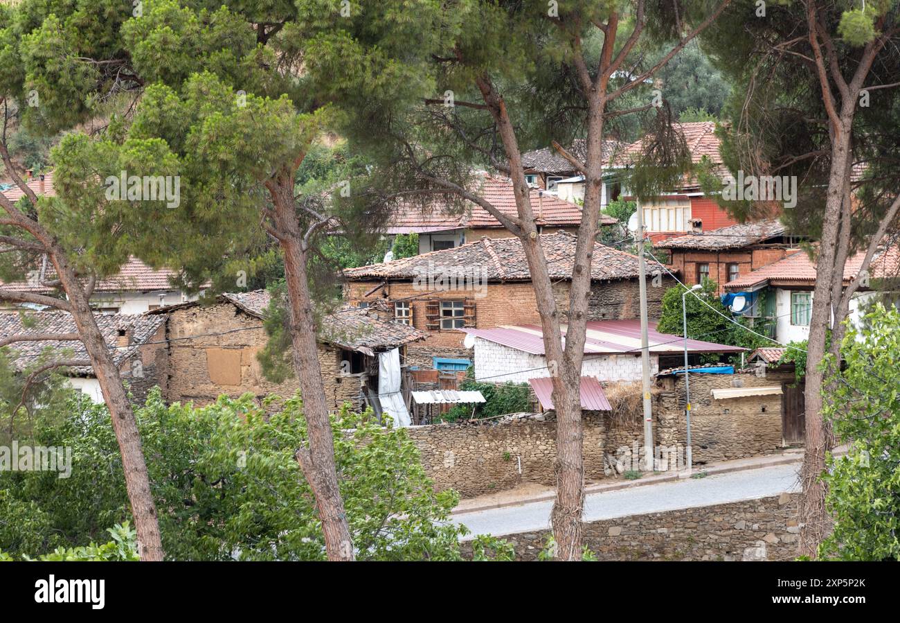 Birgi, Odemis, Izmir Turkey July 10 2024: The historical Birgi Village ...