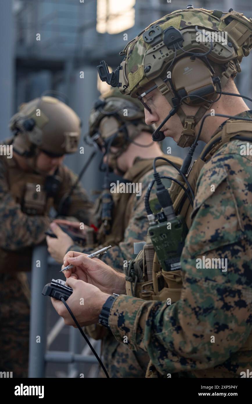 U.S. Marine Corps Capt. Tyler Withers, an air officer and forward air ...