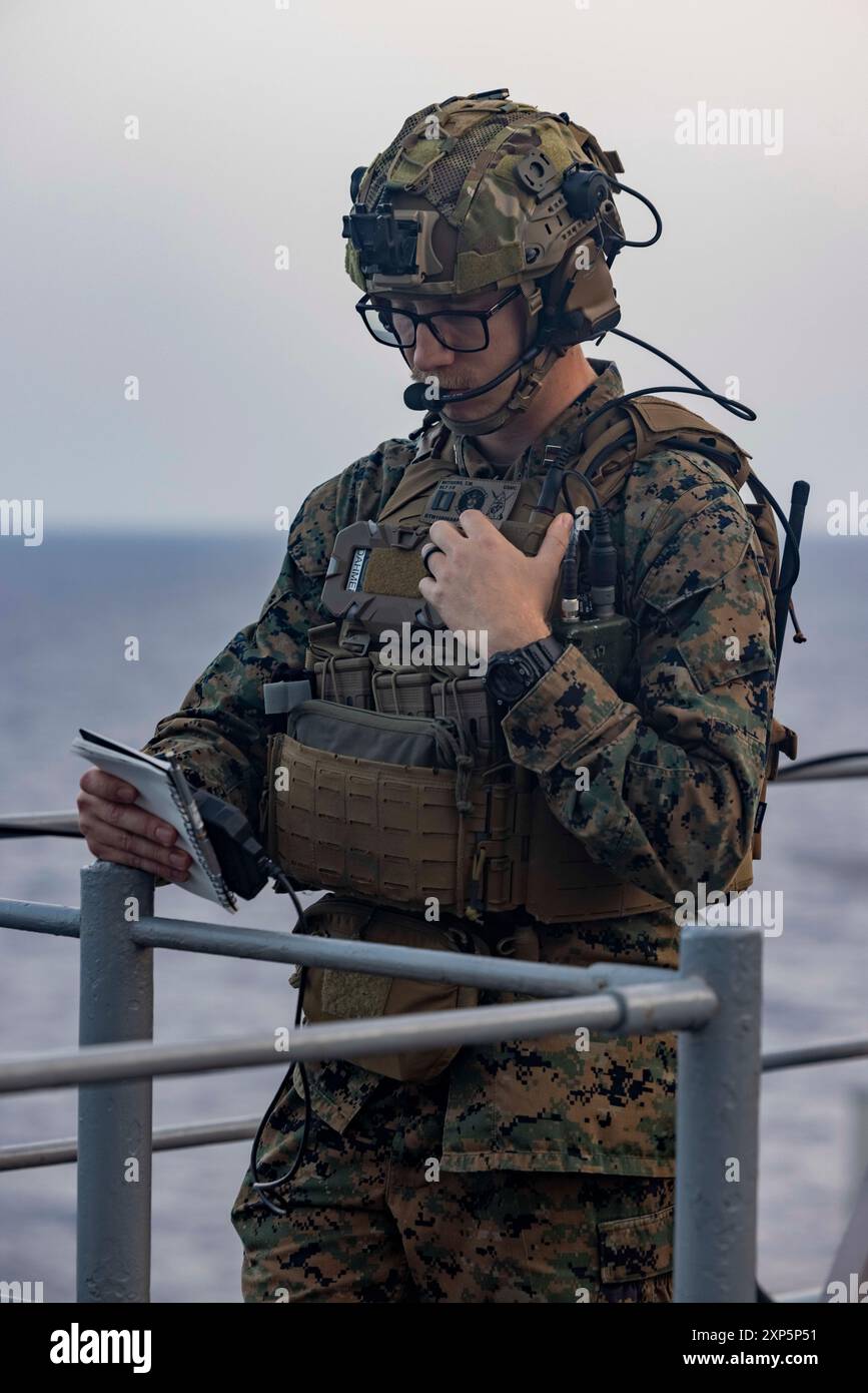 U.S. Marine Corps Capt. Tyler Withers, an air officer and forward air ...
