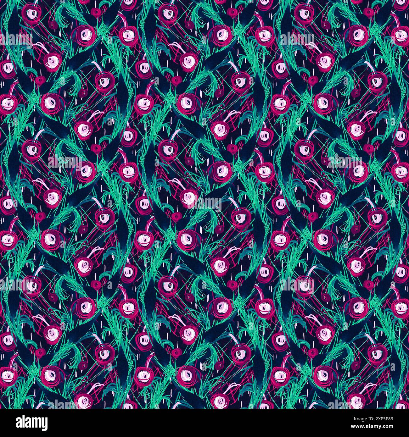 Modern christmas foliage bauble in traditional red green colors for ...