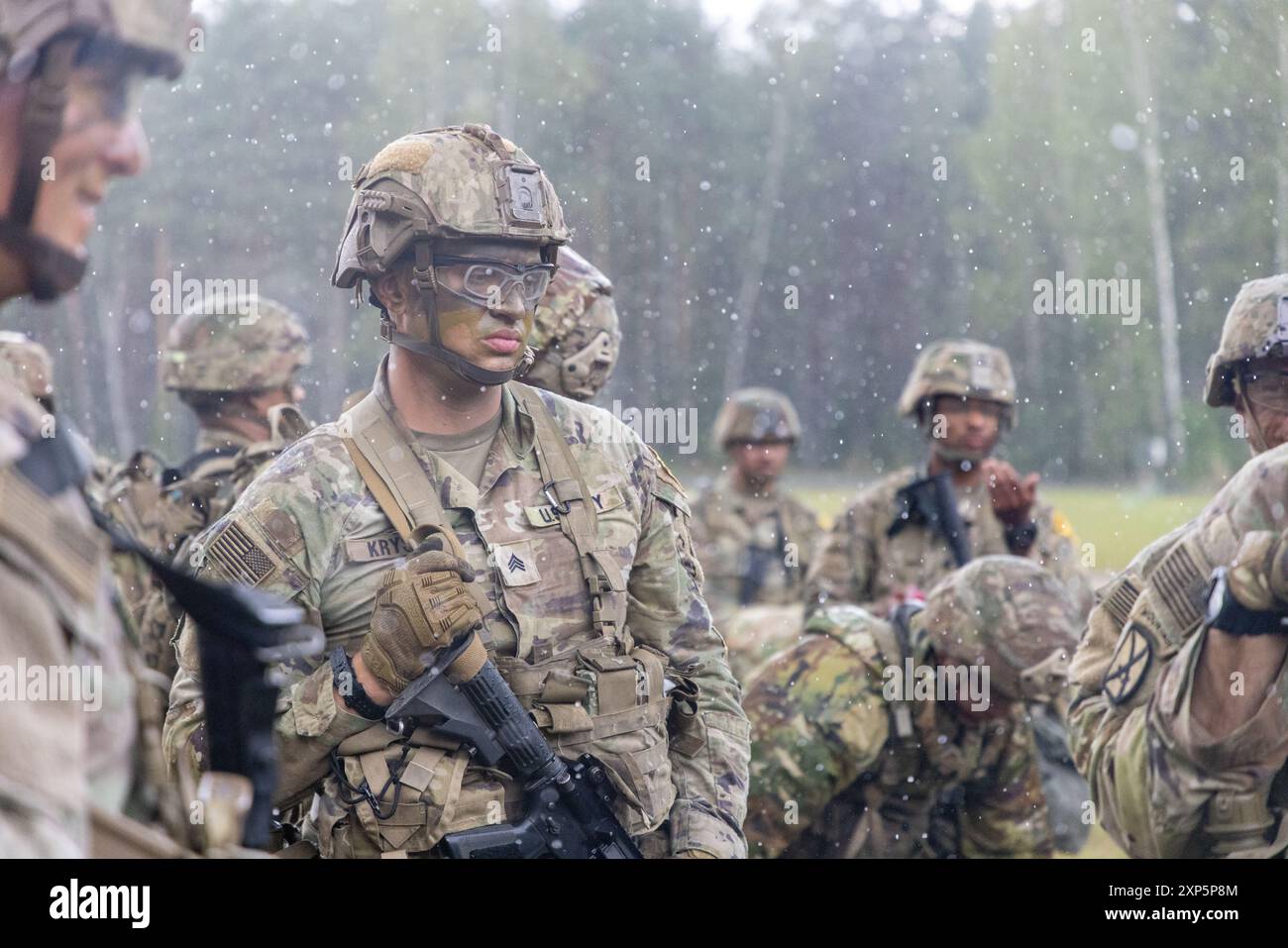 U.S. Soldiers, assigned to U.S. Army Europe and Africa, receive ...