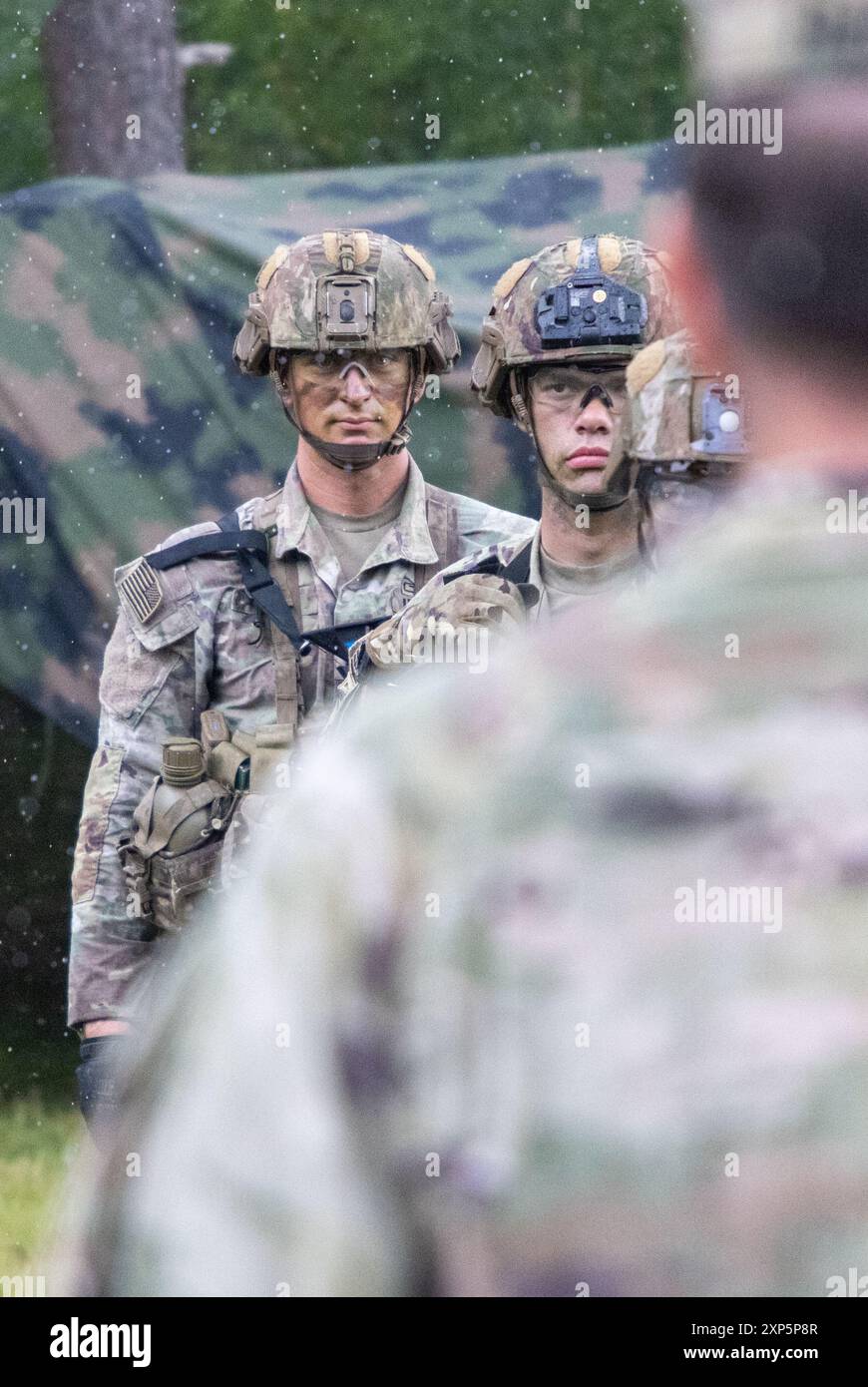U.S. Soldiers, assigned to U.S. Army Europe and Africa, receive ...