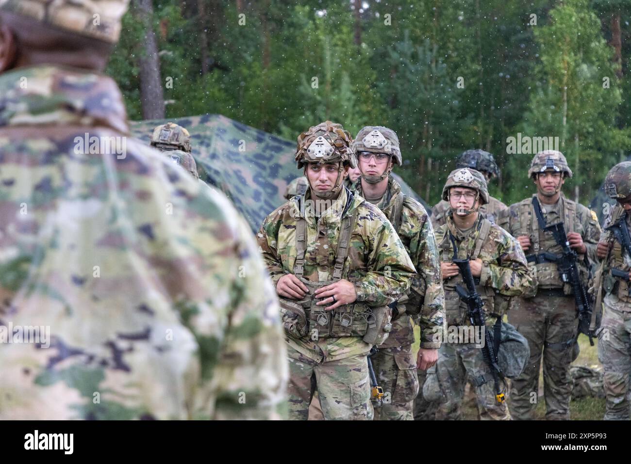 U.S. Soldiers, assigned to U.S. Army Europe and Africa, receive ...