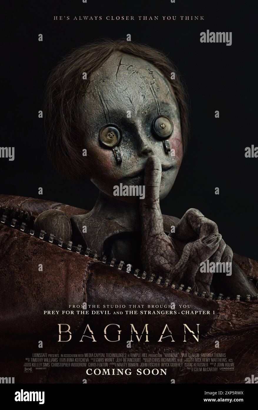 RELEASE DATE: September 20, 2024. TITLE: Bagman. STUDIO: Lionsgate. DIRECTOR: Colm McCarthy ...