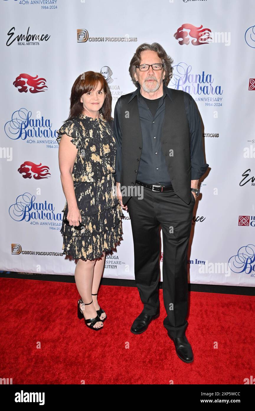 Burbank, CA USA - August 2, 2024: Chrystal Ayers, Lane Davies attends ...
