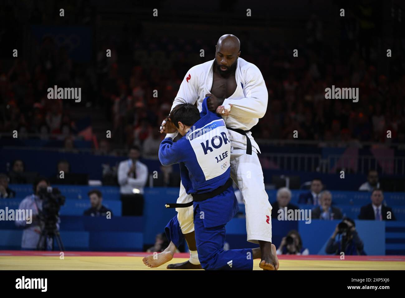 PARIS - FRANCE, August 3, 2024, Paris OLYMPICS judo, France wins team ...