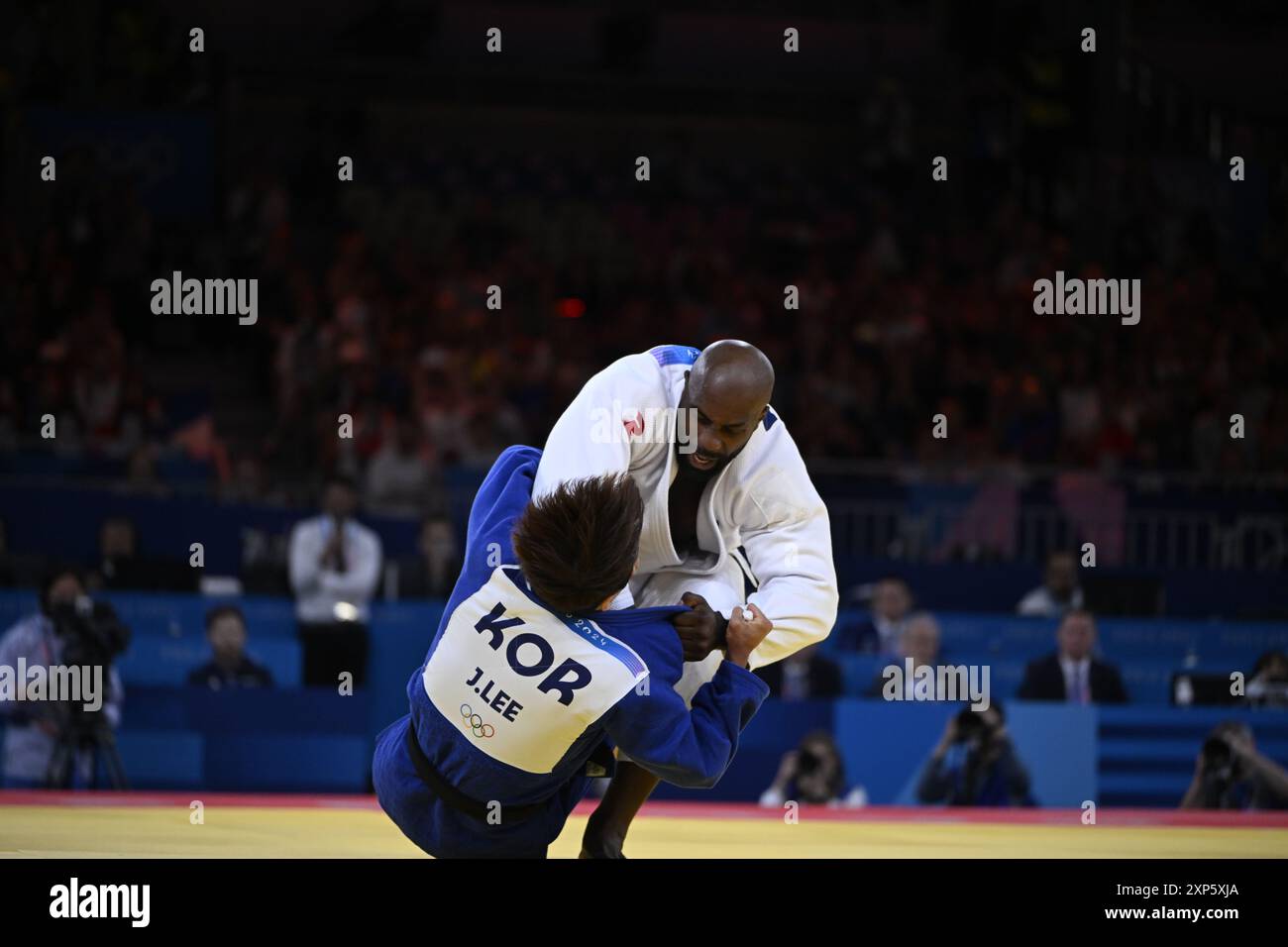 PARIS - FRANCE, August 3, 2024, Paris OLYMPICS judo, France wins team ...