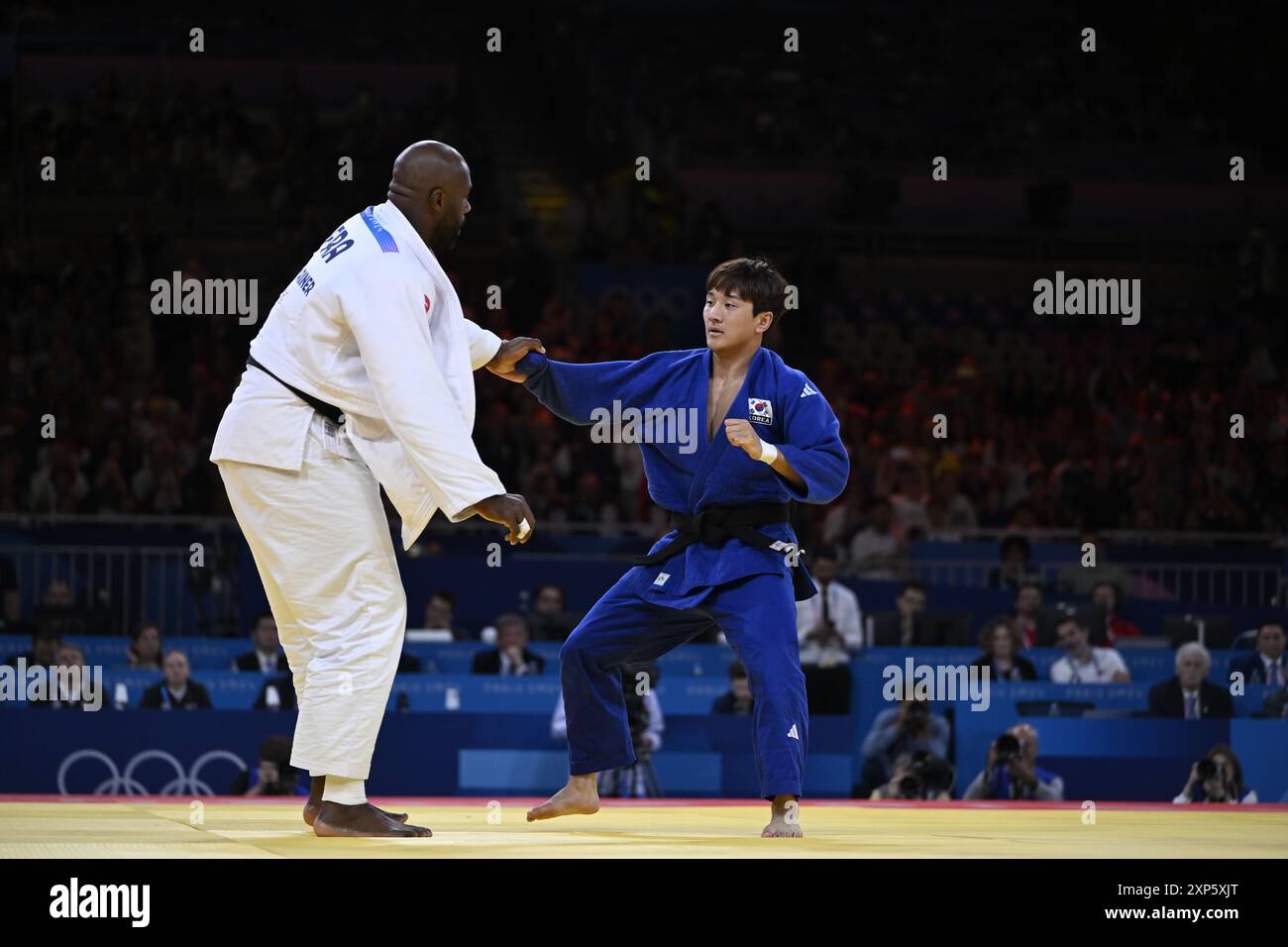PARIS - FRANCE, August 3, 2024, Paris OLYMPICS judo, France wins team ...