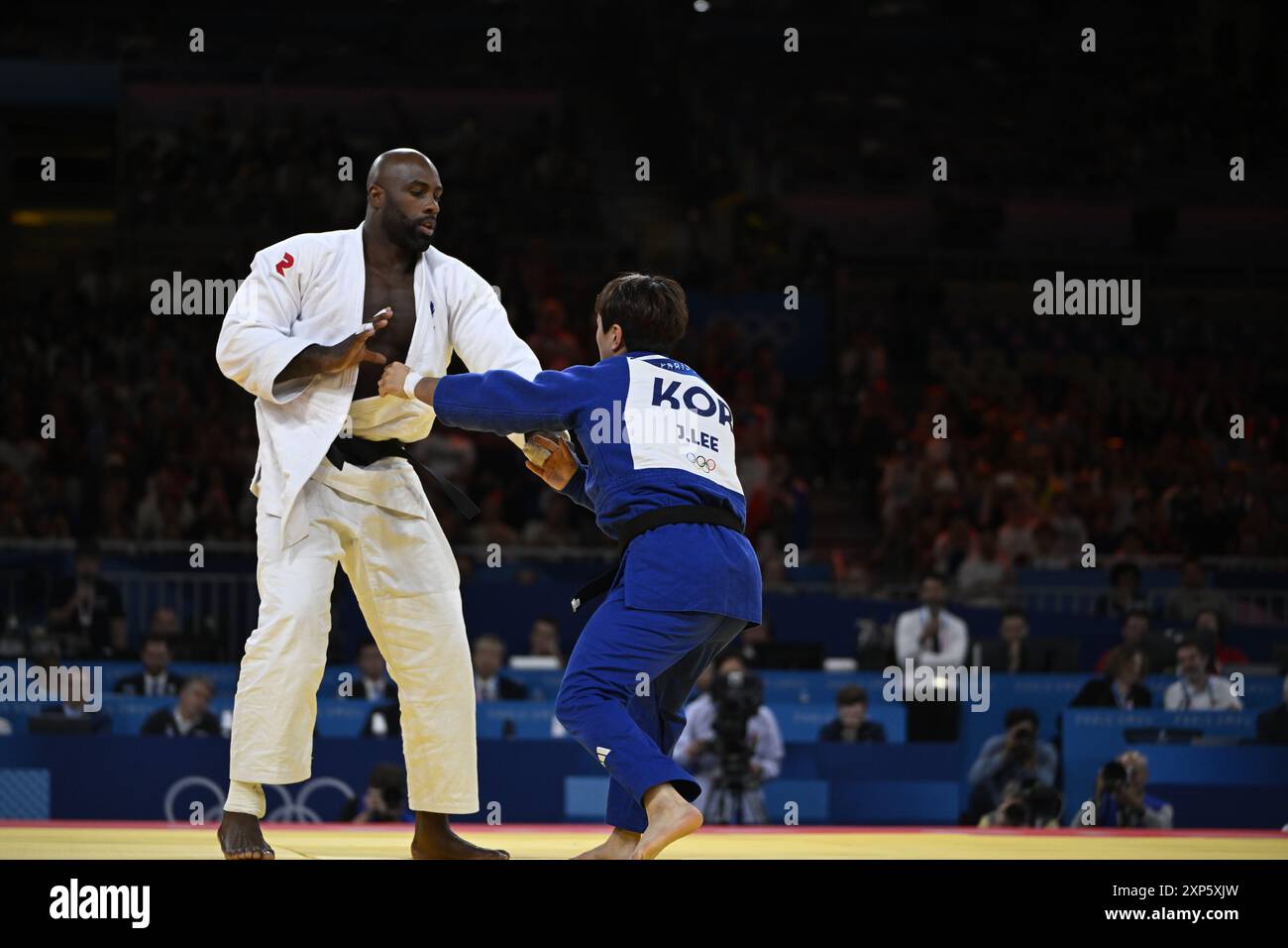 PARIS - FRANCE, August 3, 2024, Paris OLYMPICS judo, France wins team ...