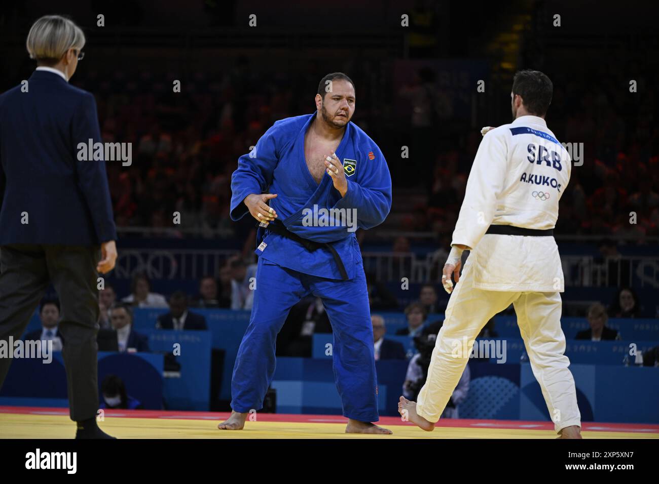 PARIS - FRANCE, August 3, 2024, Paris OLYMPICS judo, France wins team ...