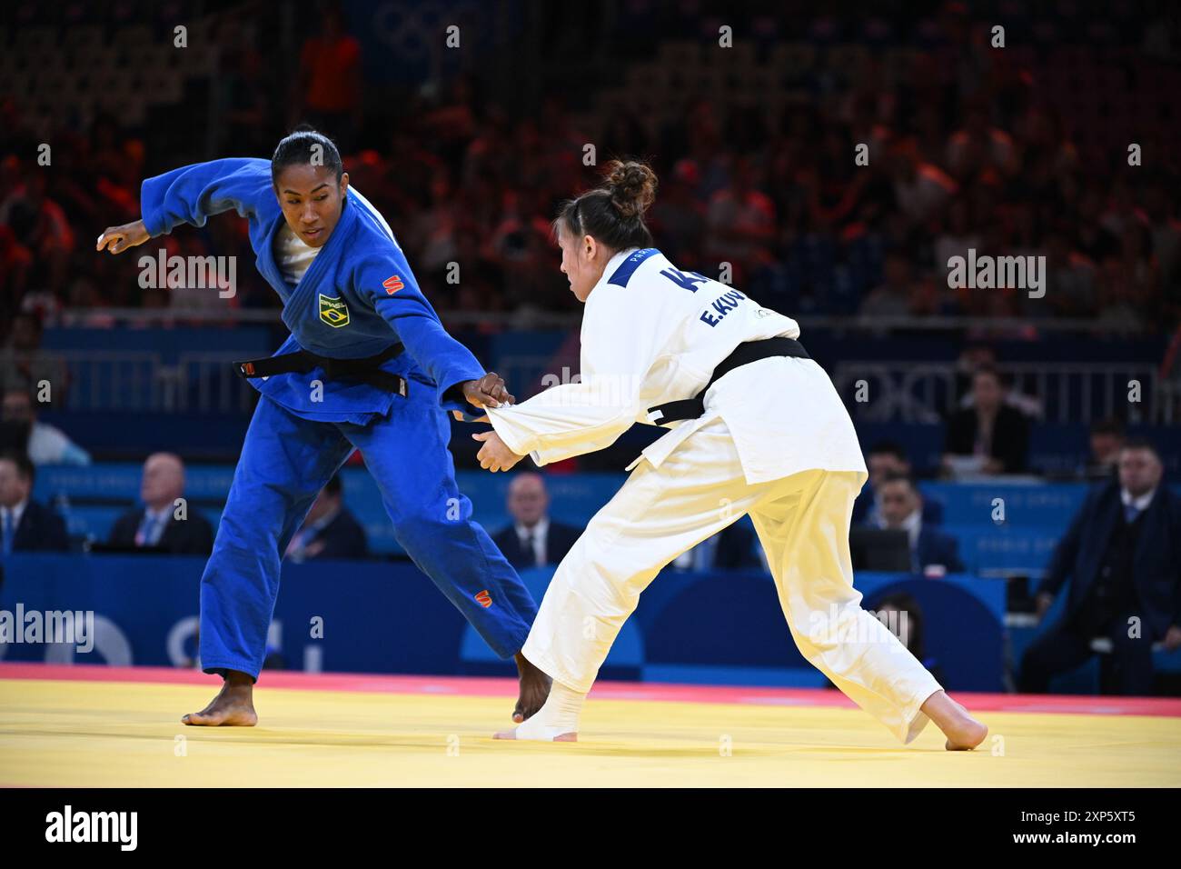 PARIS - FRANCE, August 3, 2024, Paris OLYMPICS judo, France wins team ...
