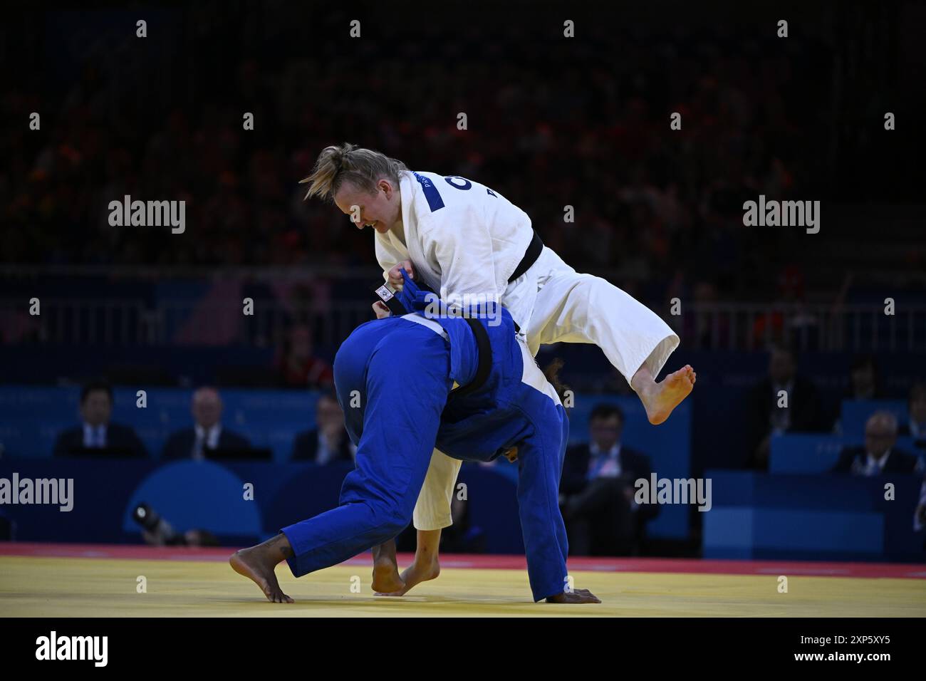 PARIS - FRANCE, August 3, 2024, Paris OLYMPICS judo, France wins team ...
