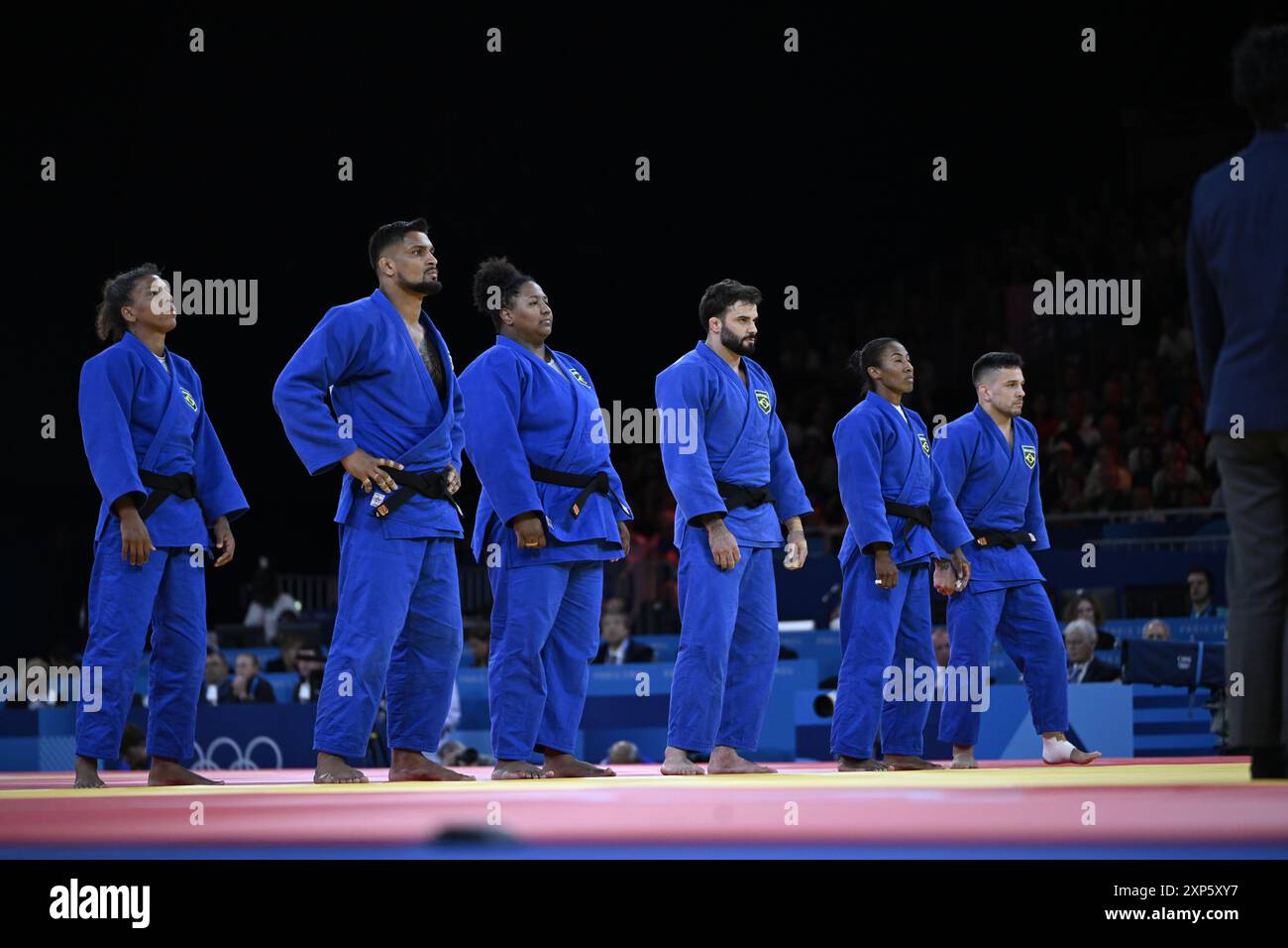PARIS - FRANCE, August 3, 2024, Paris OLYMPICS judo, France wins team ...
