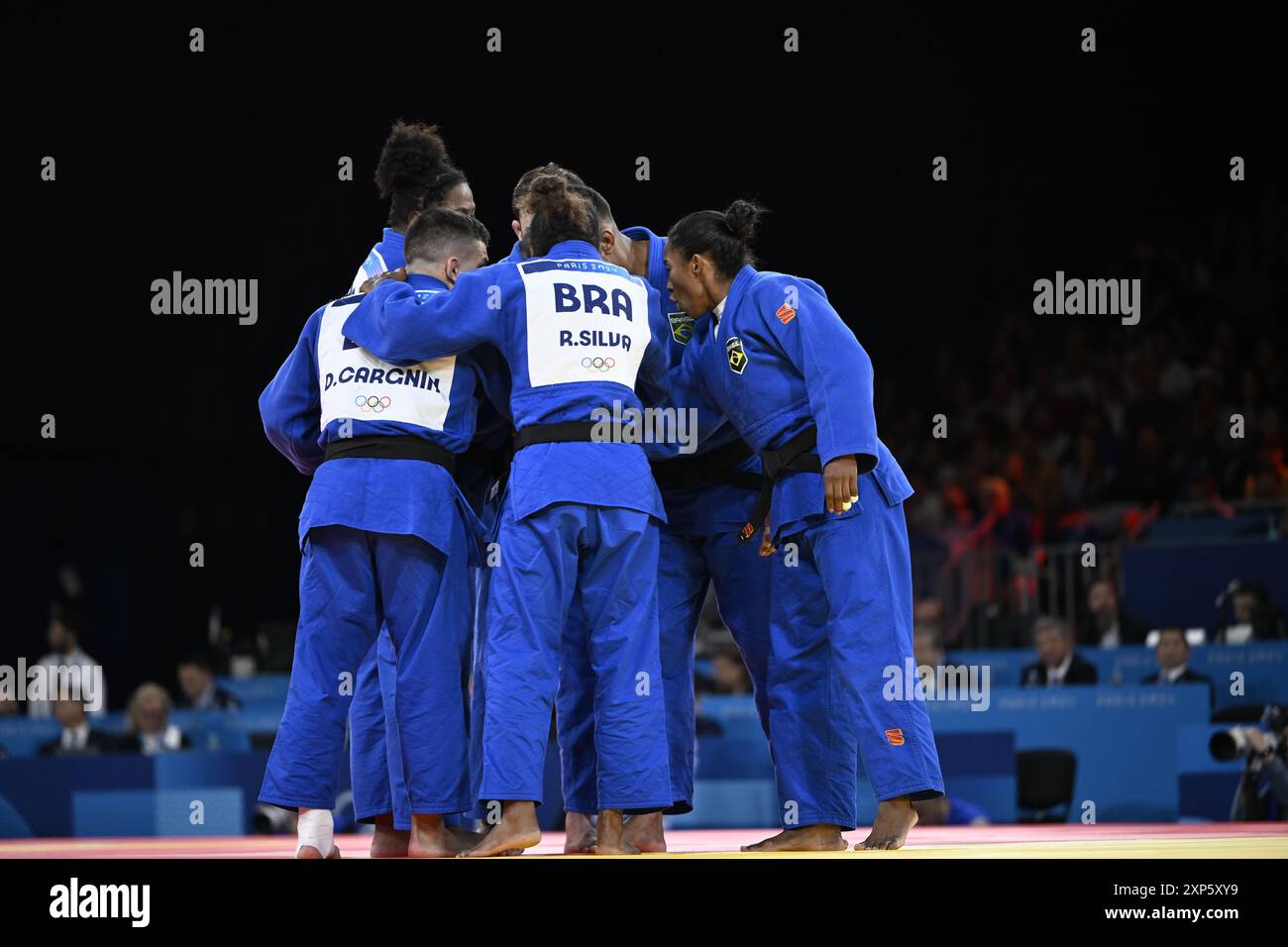 PARIS - FRANCE, August 3, 2024, Paris OLYMPICS judo, France wins team ...