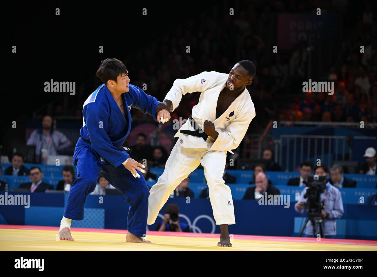 PARIS - FRANCE, August 3, 2024, Paris OLYMPICS judo, France wins team ...
