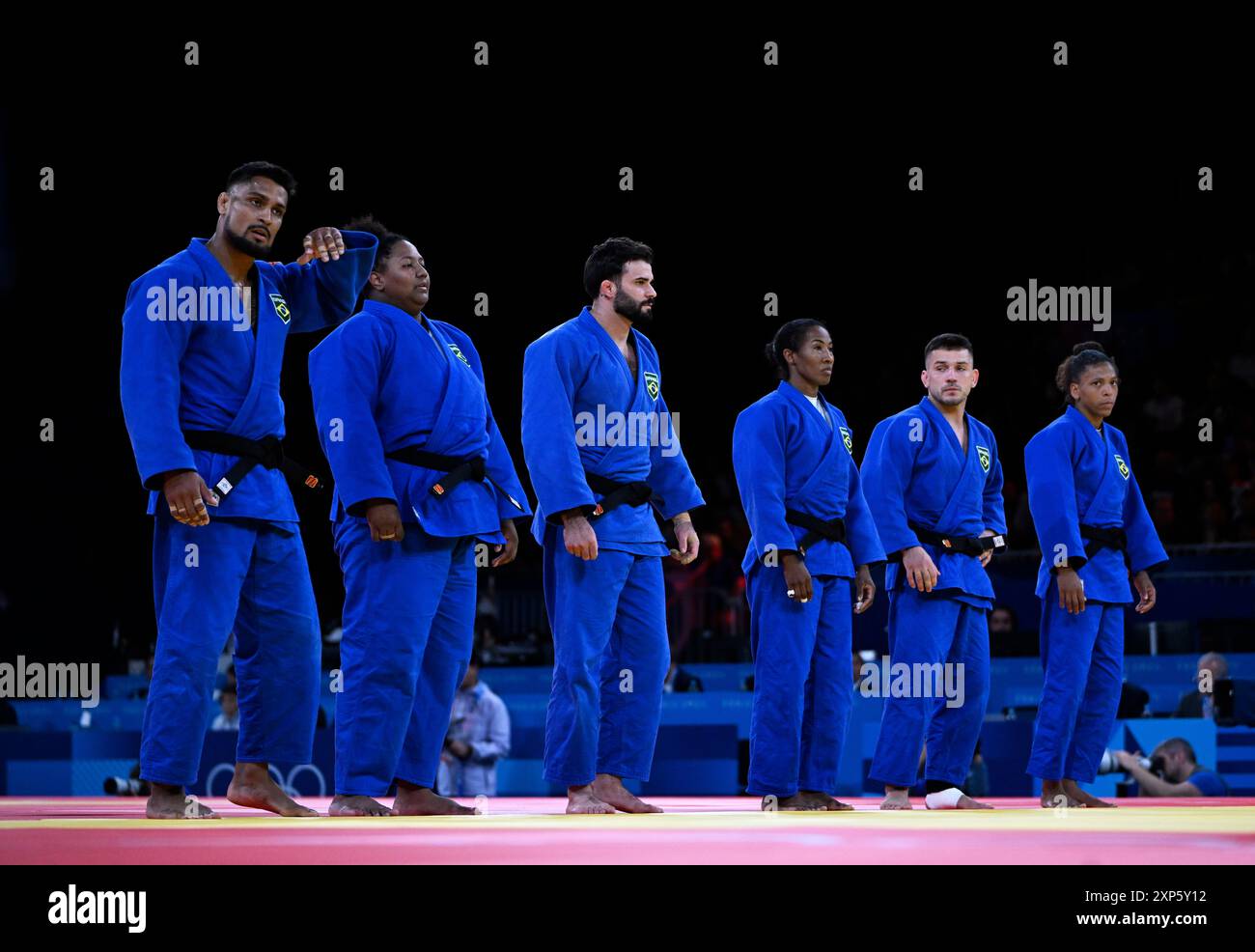 PARIS - FRANCE, August 3, 2024, Paris OLYMPICS judo, France wins team ...