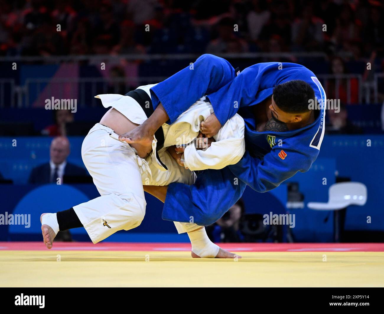 PARIS - FRANCE, August 3, 2024, Paris OLYMPICS judo, France wins team ...