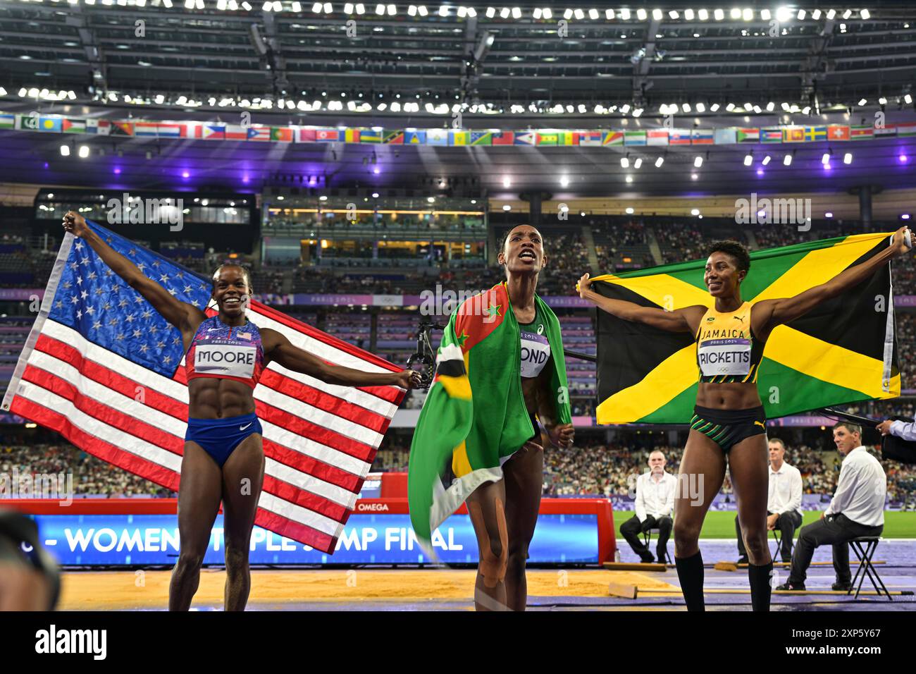 PARIS, IF - 03.08.2024: ATHLETICS WOMEN'S TRIPLE JUMP - Paris 2024 ...