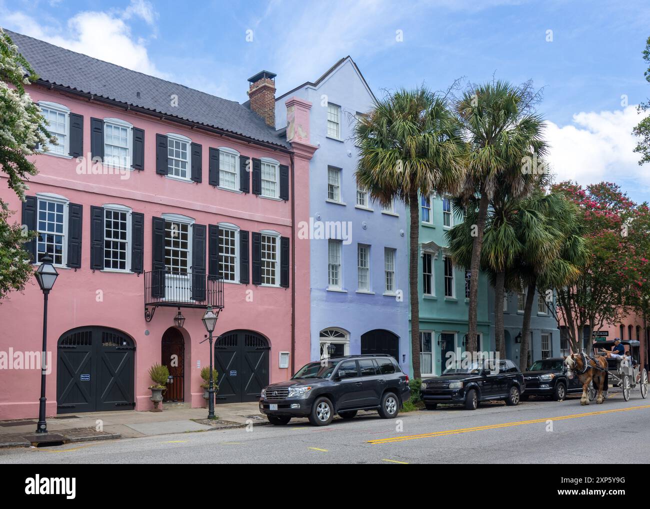 Rainbow row charleston south carolina hi-res stock photography and ...