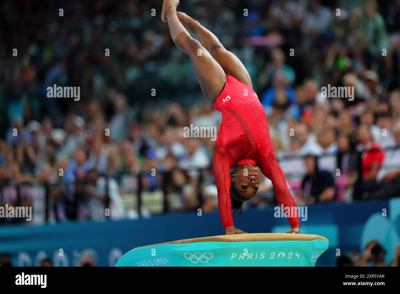 Paris, France. 3rd Aug, 2024. Simone Biles (USA) Gymnastics - Artistic ...