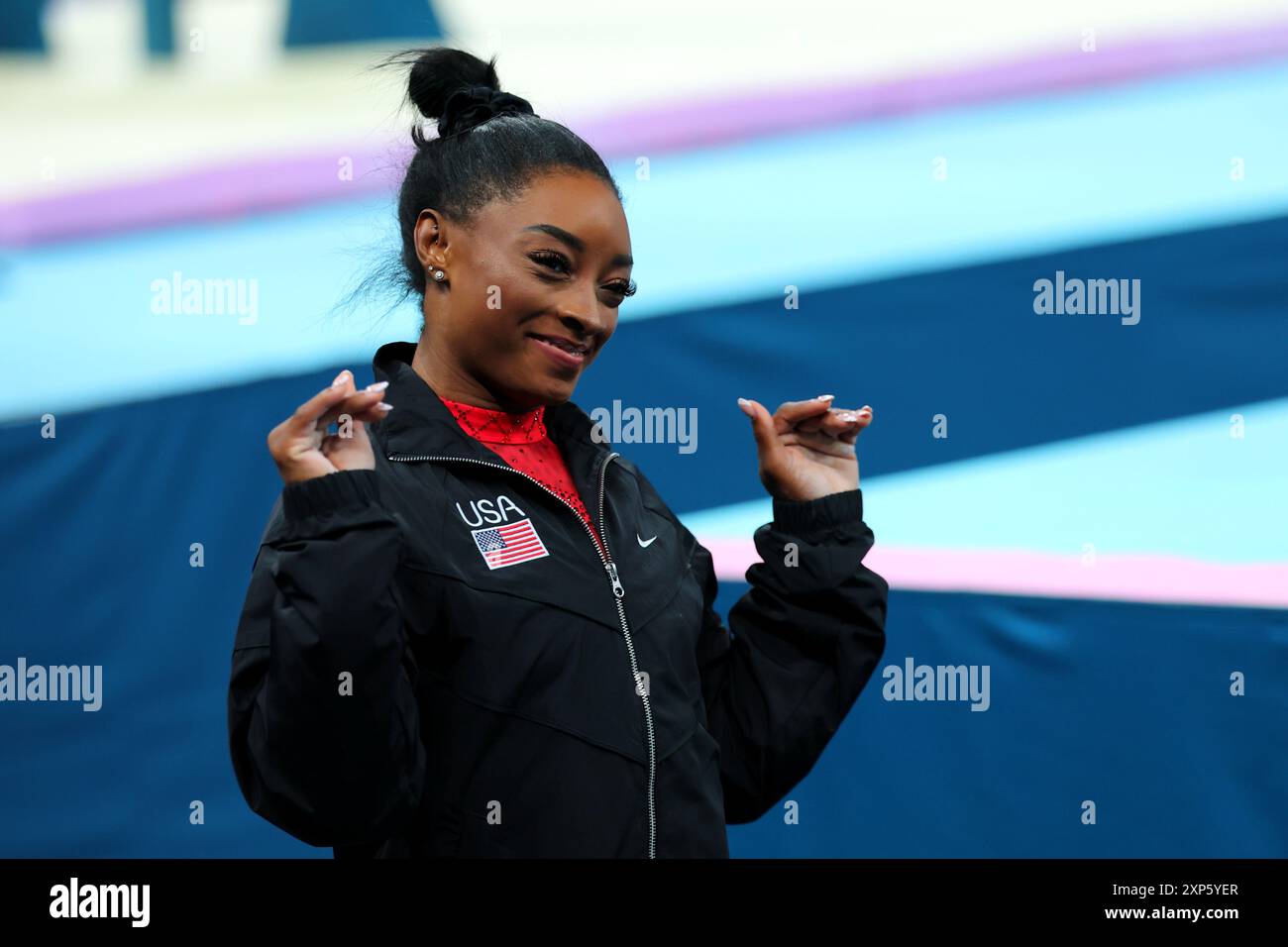 Paris, France. 3rd Aug, 2024. Simone Biles (USA) Gymnastics - Artistic ...