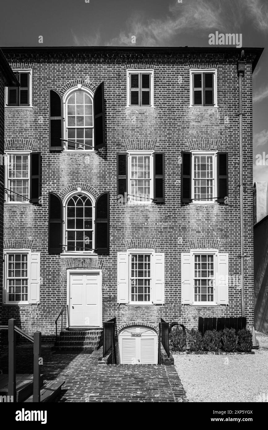 rear view of the Russell House back located in the historic district of ...
