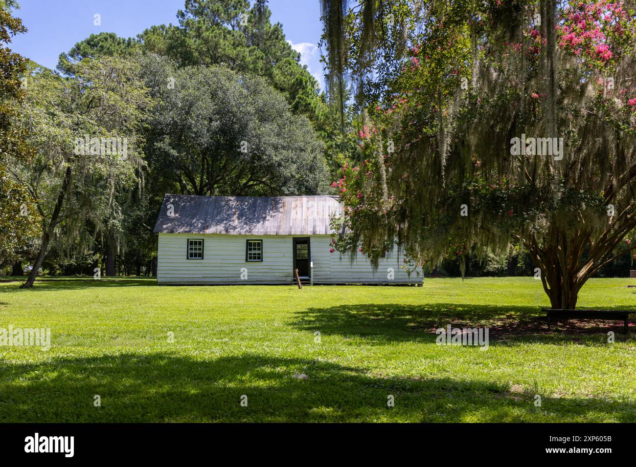 Recreation of Slave Quarters on Plantation near Charleston, South ...